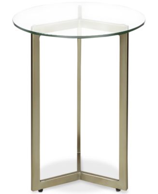 BLUSH & BRASS Maxwell Accent End Table, Quick Ship - Macy's