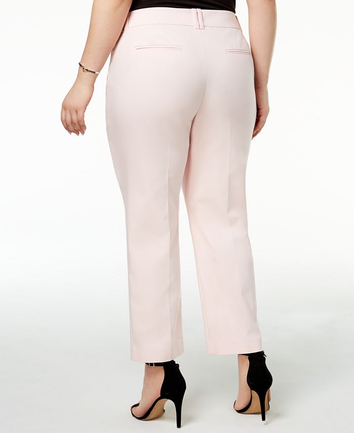 Charter Club Plus Size Straight Leg Ankle Pants Created For Macys