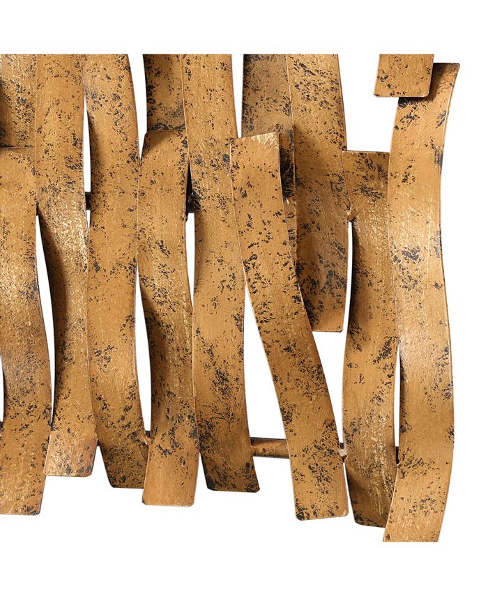 Uttermost Diego Gold-Tone Wall Art - Macy's