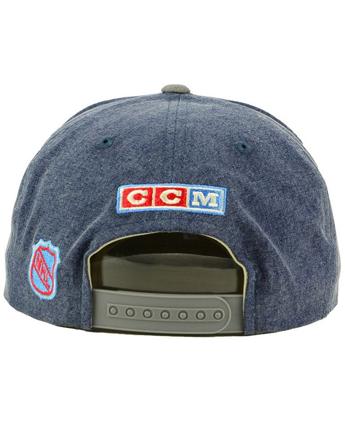 CCM Quebec Nordiques 2Tone Snapback Cap - Macy's
