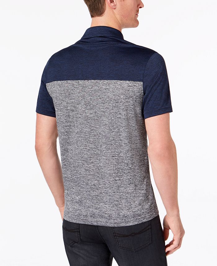 Alfani Men's Wrinkle-Resistant Colorblocked Ethan Polo, Created for ...