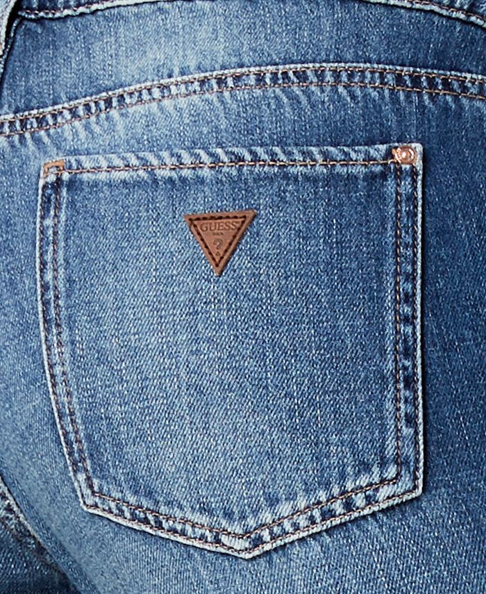GUESS Cotton Button-Fly Tomboy Jeans - Macy's