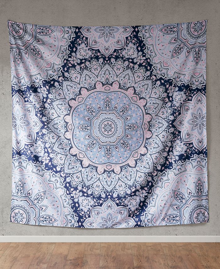 Intelligent Design Odette 90" Square Printed Wall Tapestry - Macy's