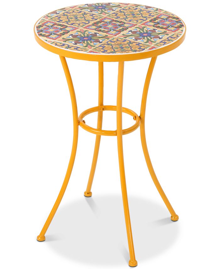 Noble House Kyle Round Side Table - Macy's