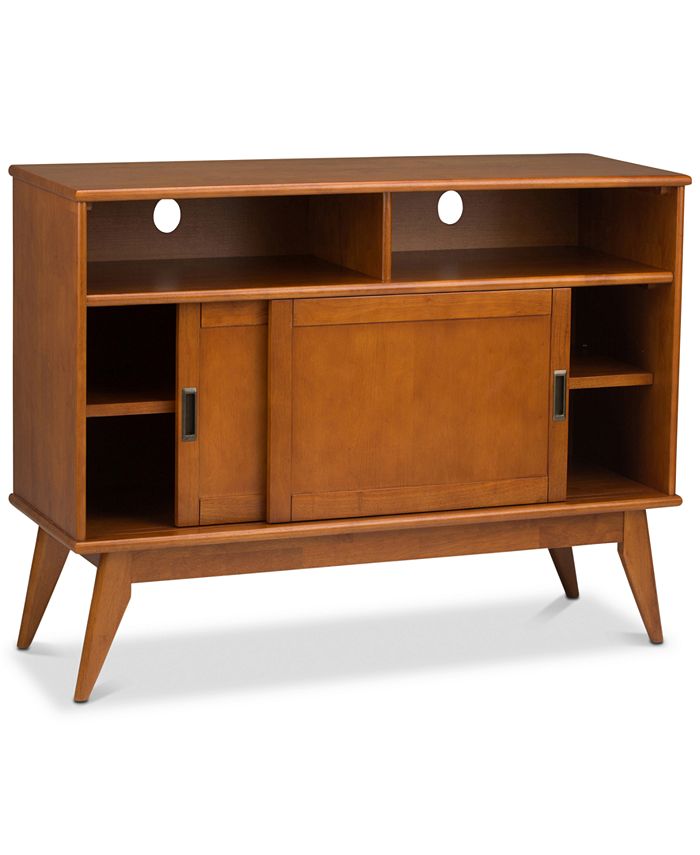 Simpli Home Ednie Tall Media Stand - Macy's