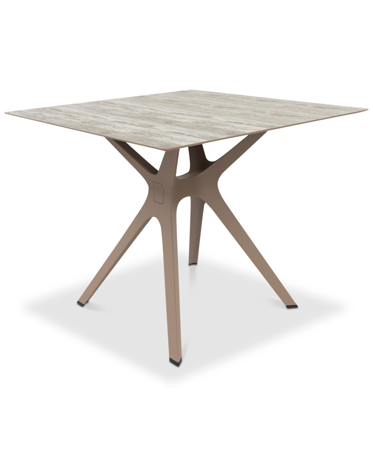 Click here for Vela Outdoor Side Table - Off-White/Brown prices