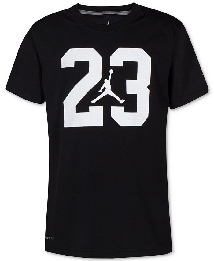 Jordan Little Boys 23-Print T-Shirt - Macy's