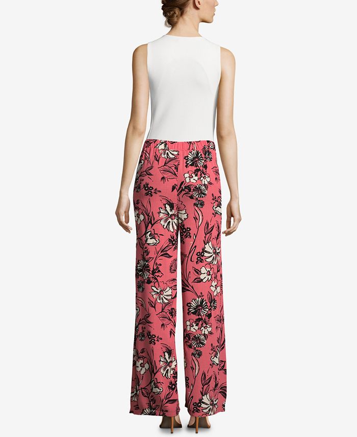 ECI Floral-Print Palazzo Pants - Macy's