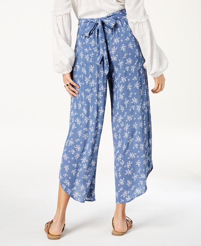 American Rag Juniors' Printed Flyaway Pants, Created for Macy's - Macy's
