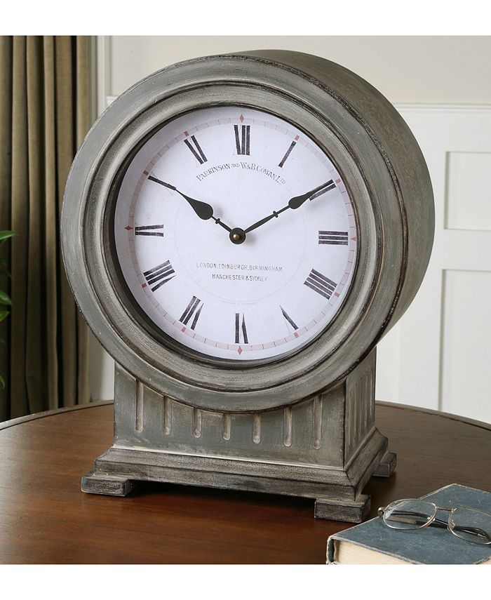 Uttermost Chouteau Mantel Clock - Macy's