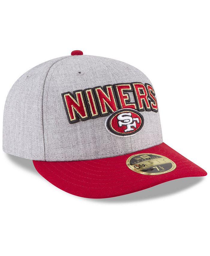 New Era San Francisco 49ers Draft Low Profile 59FIFTY FITTED Cap - Macy's