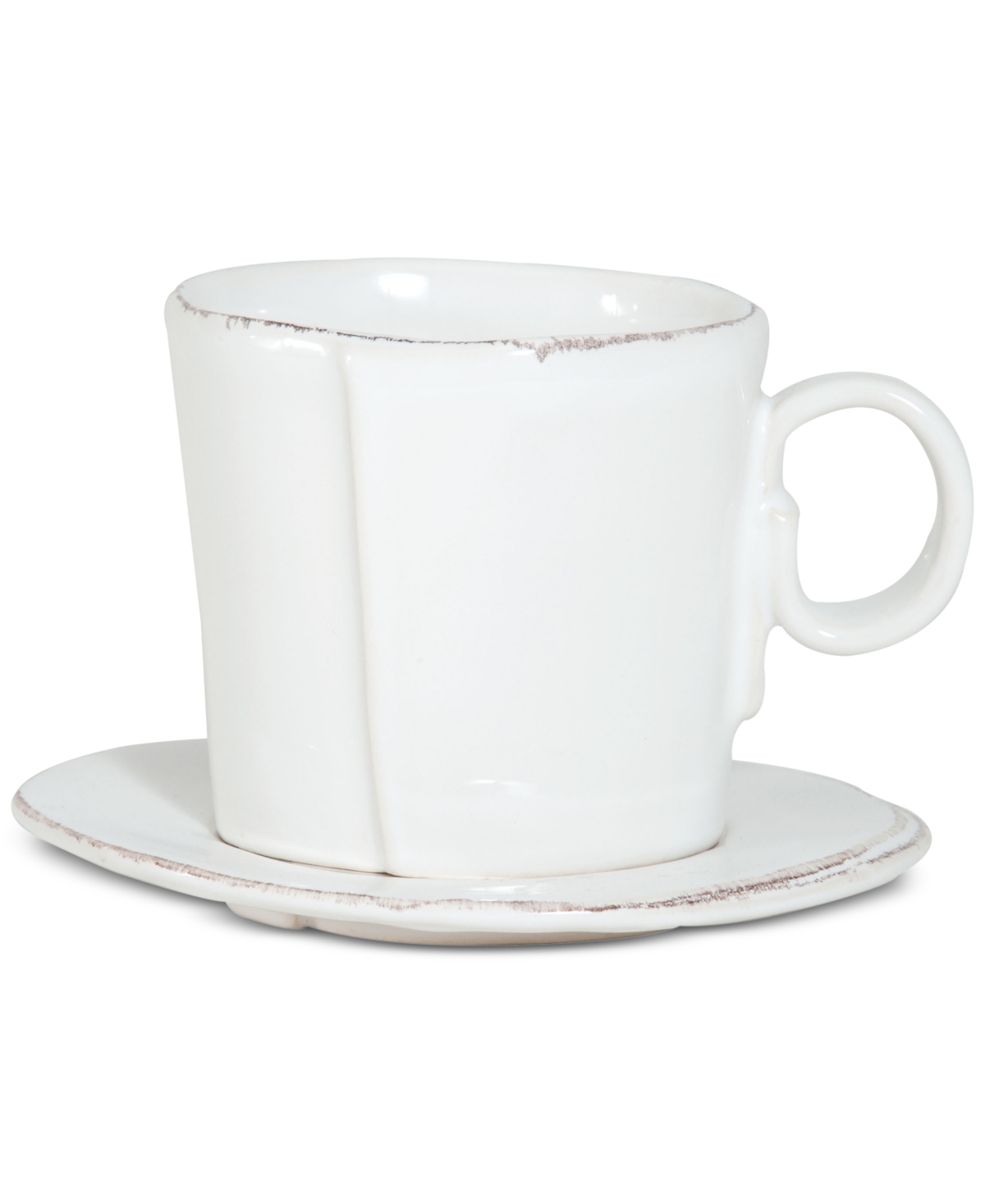 Click here for Vietri Lastra Collection Espresso Cup & Saucer - W... prices
