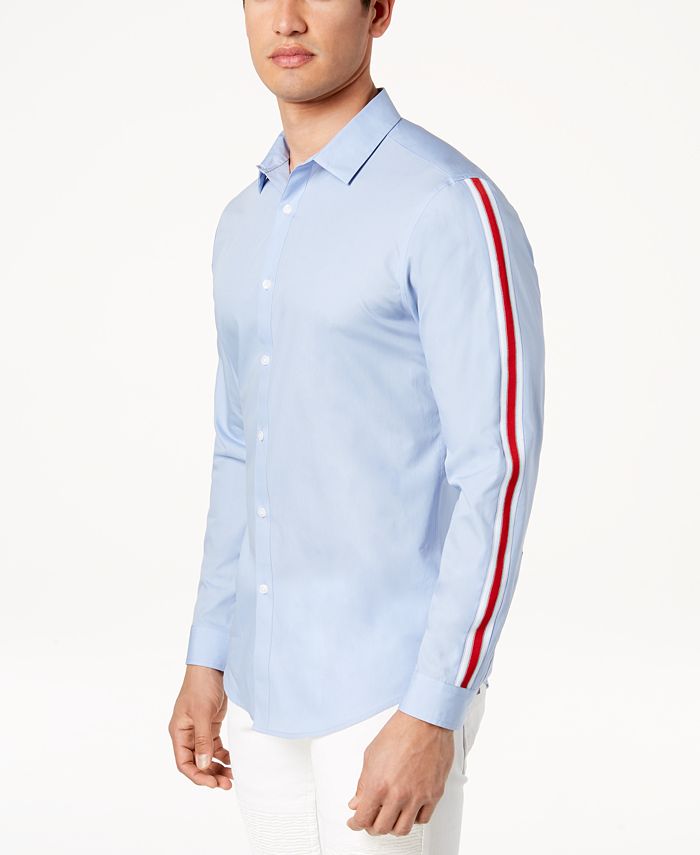 INC International Concepts I.N.C. Men's Sleeve Striped Shirt, Created ...