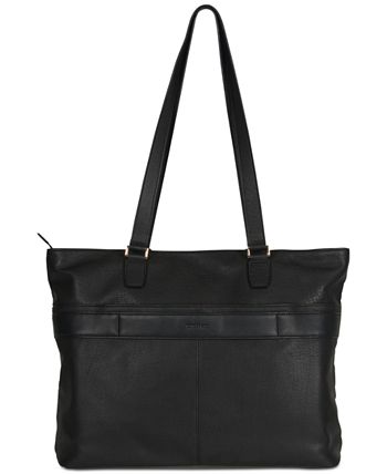 Kenneth Cole Reaction McGote 15" Leather Computer Business Tote - Macy's