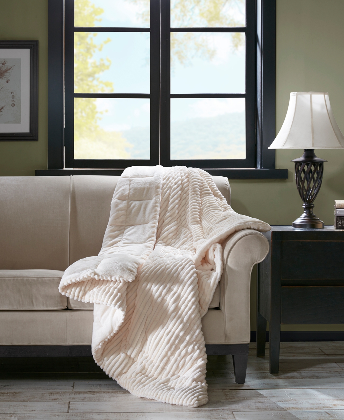 Click here for Madison Park Parker Plush Down Alternative Corduro... prices