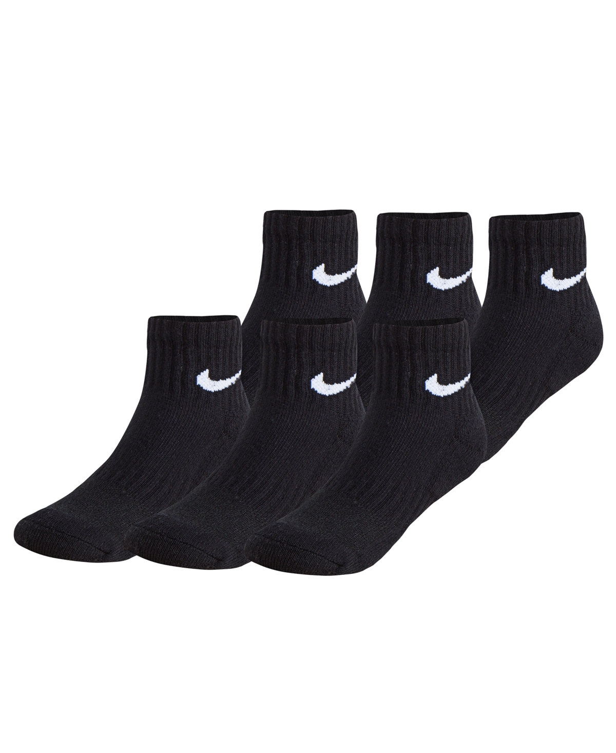 Click here for Nike Little Kids 6-Pk. Ankle Socks - Black prices