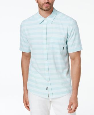 Quiksilver Men's Eggshell Striped Shirt - Macy's
