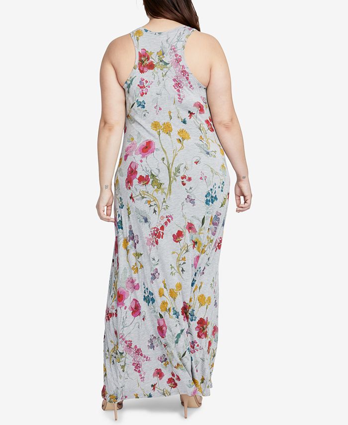 RACHEL Rachel Roy Trendy Plus Size Racerback Maxi Dress - Macy's