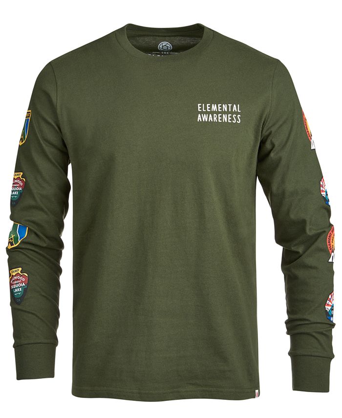 Element Men's Elemental Awareness Sleeve Graphic-Print T-Shirt - Macy's