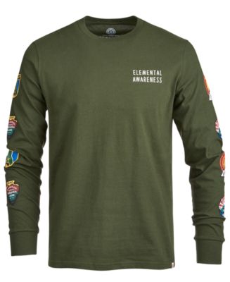Element Men's Elemental Awareness Sleeve Graphic-Print T-Shirt - Macy's