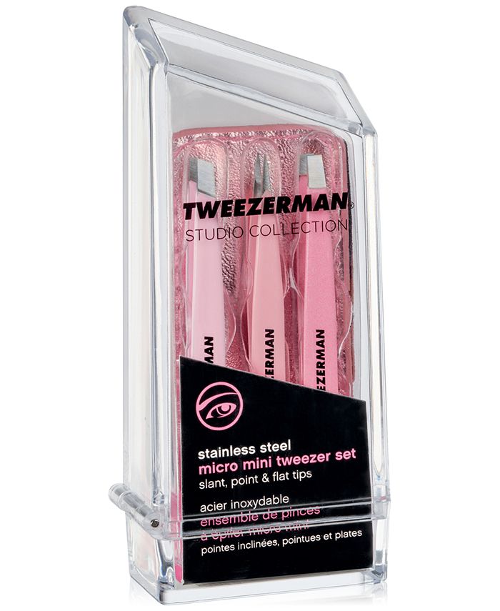 Tweezerman 4-Pc. Micro Mini Tweezer Set - Macy's