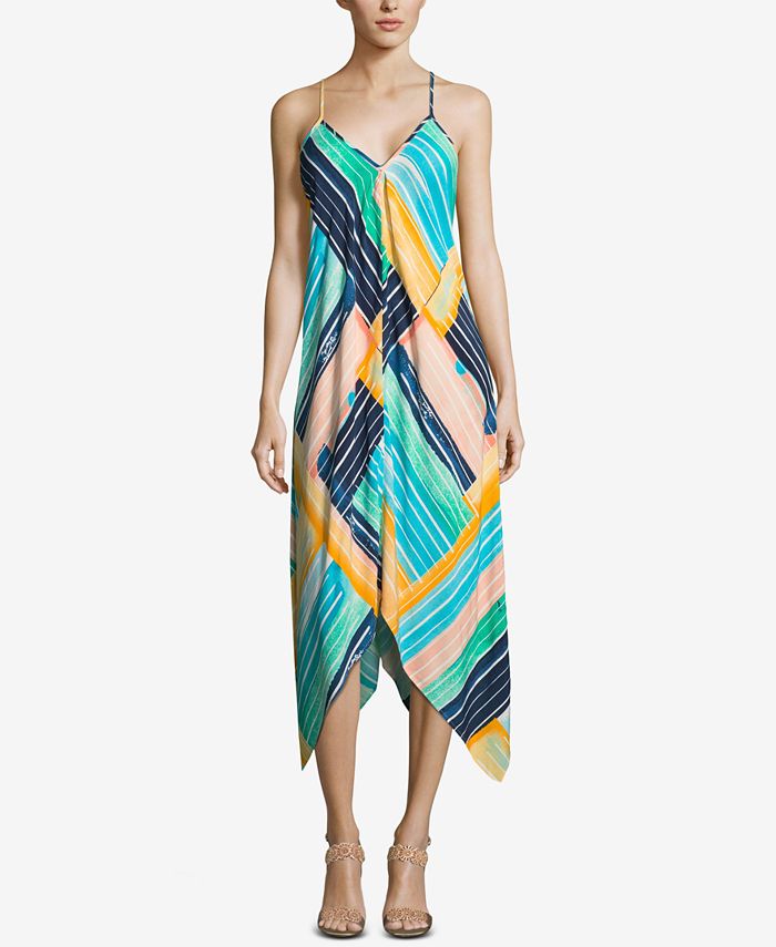 ECI Handkerchief-Hem Maxi Dress - Macy's