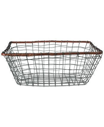 Tabletops Unlimited Set Of 3 Rectangular Wire Baskets - Macy's