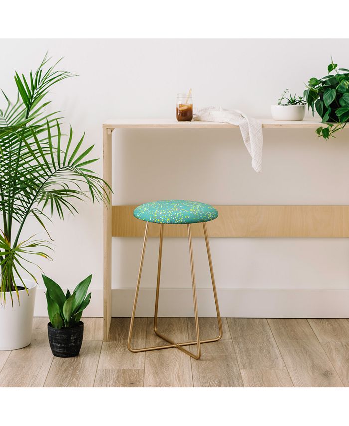 Deny Designs Rachael Taylor Mint Confetti Counter Stool - Macy's