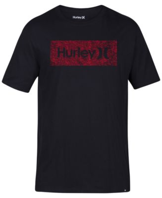Hurley Men's One And Only Box Logo T-Shirt & Reviews - T-Shirts - Men ...