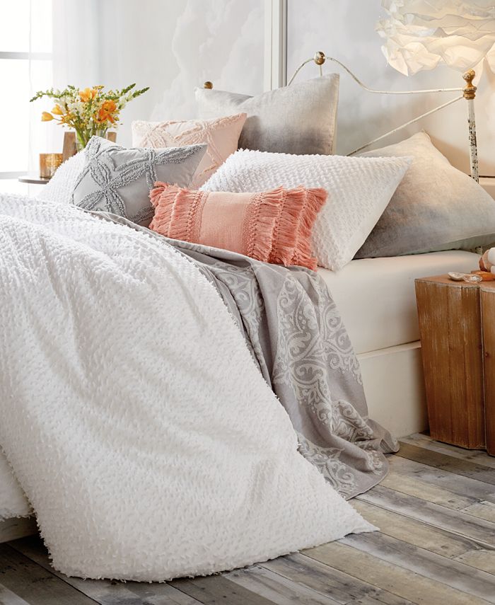 Peri Home Dot Fringe 3-Pc. King Comforter Set - Macy's