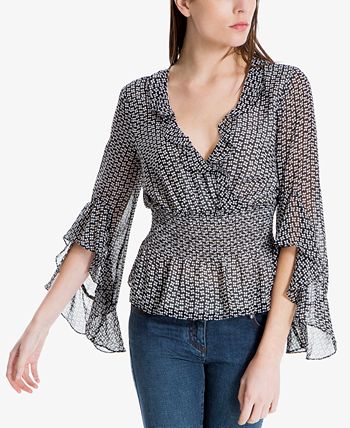 Max Studio London Ruffled Top, Created for Macy's - Macy's