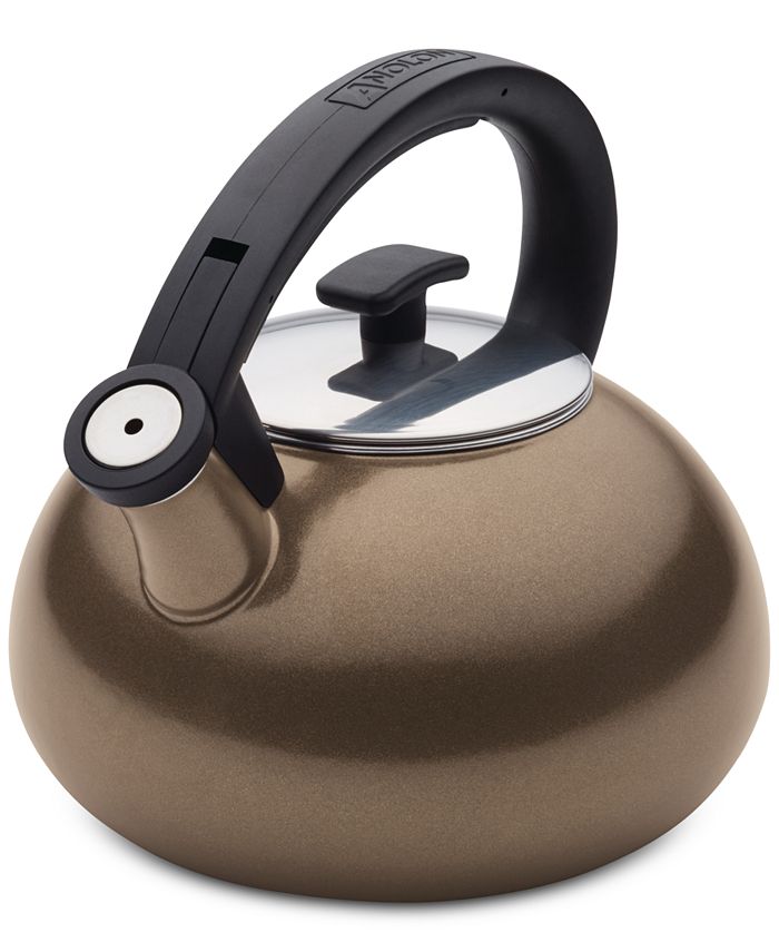 Anolon Allume 2-Qt. Enamel on Steel Teakettle - Macy's