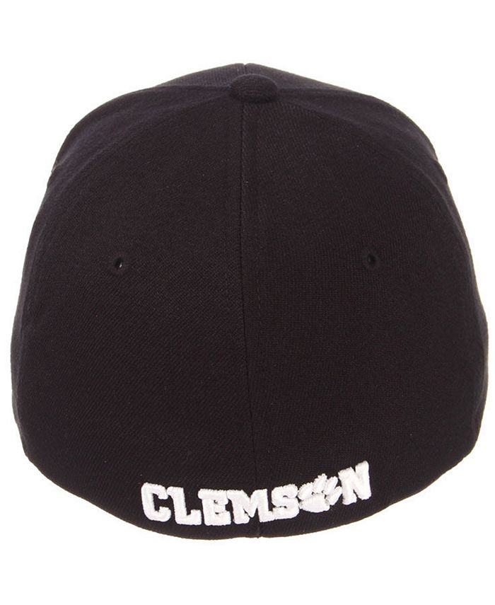 Zephyr Clemson Tigers Black/White Stretch Cap - Macy's