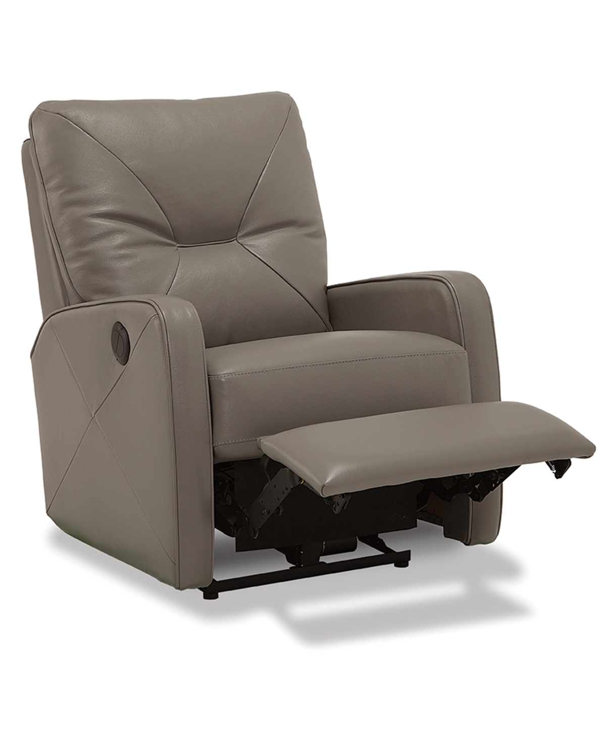 Click here for Finchley Leather Power Wallhugger Recliner - Pewte... prices