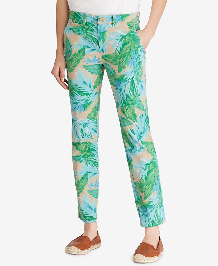 Lauren Ralph Lauren Printed Chino Pants - Macy's