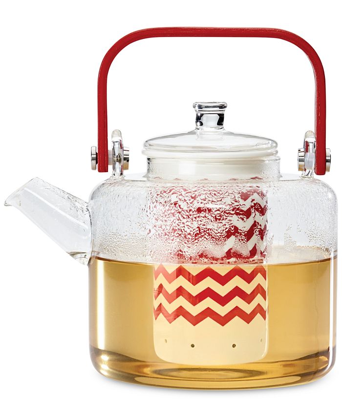 Bonjour Reverie 42-Oz. Handblown Glass Teapot - Macy's