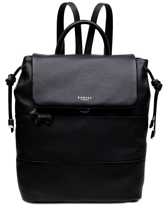 Radley London Flapover Pebble Leather Backpack - Macy's