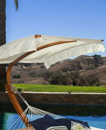 Noble House Delwen Teak Hammock - Macy's