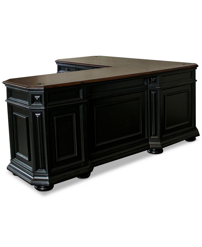 Furniture Beekman Home Office Left Return Desk - Macy's