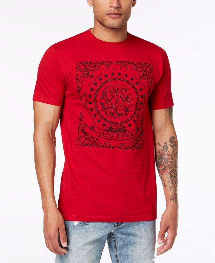 INC International Concepts I.N.C. Men's Bandana Graphic T-Shirt ...