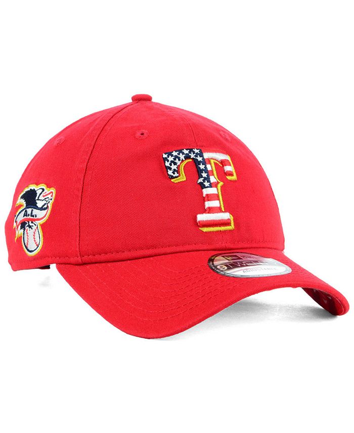 New Era Texas Rangers Stars and Stripes 9TWENTY Strapback Cap - Macy's