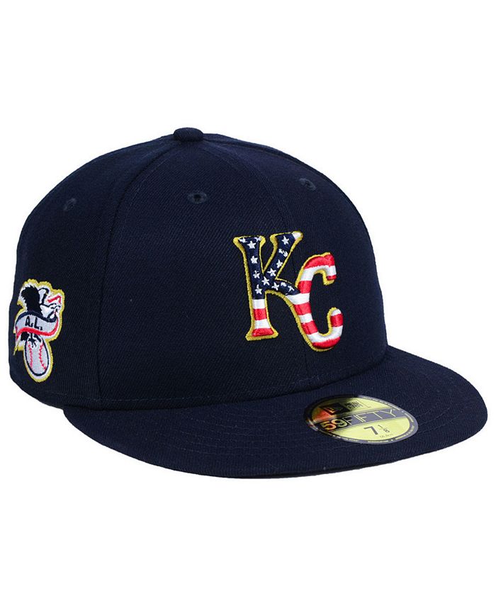 New Era Boys' Kansas City Royals Stars and Stripes 59FIFTY Fitted Cap ...