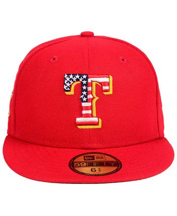 New Era Boys' Texas Rangers Stars and Stripes 59FIFTY Fitted Cap - Macy's
