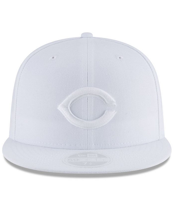 New Era Cincinnati Reds White Out 59FIFTY FITTED Cap - Macy's