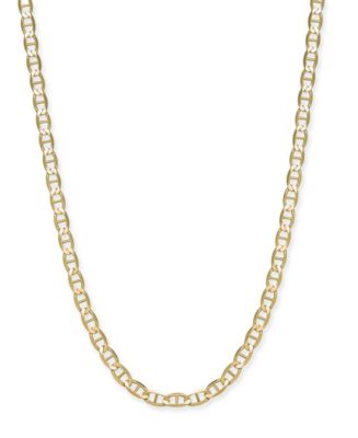 Giani Bernini Mariner Link Chain 20" Necklace in 18k Gold-Plated ...