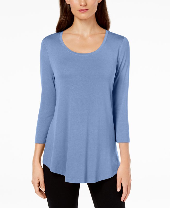 JM Collection Scoop-Neck Top, Created for Macy's - Macy's JM Collection Scoop-Neck Top, Created for Macy's - Macy's