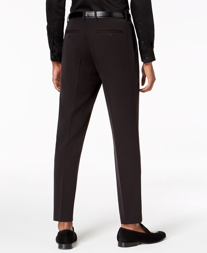 INC International Concepts I.N.C. Men's Tapered-Fit Stretch Pleated ...