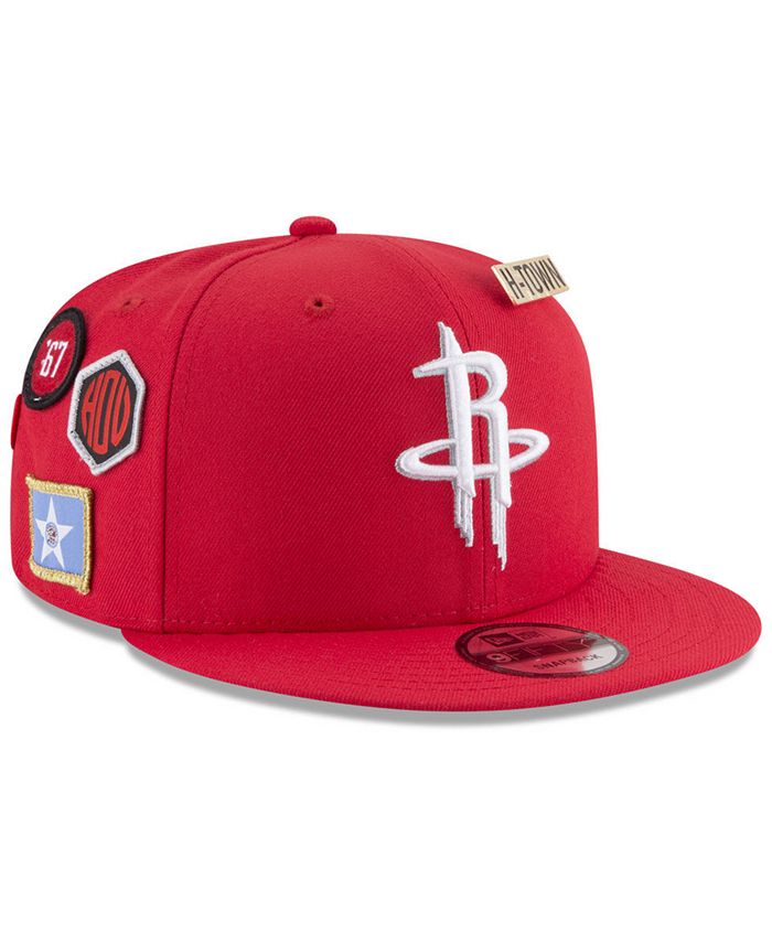 New Era Boys' Houston Rockets On-Court Collection 9FIFTY Snapback Cap ...