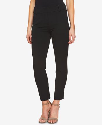 CeCe Twill Straight Leg Pants - Macy's