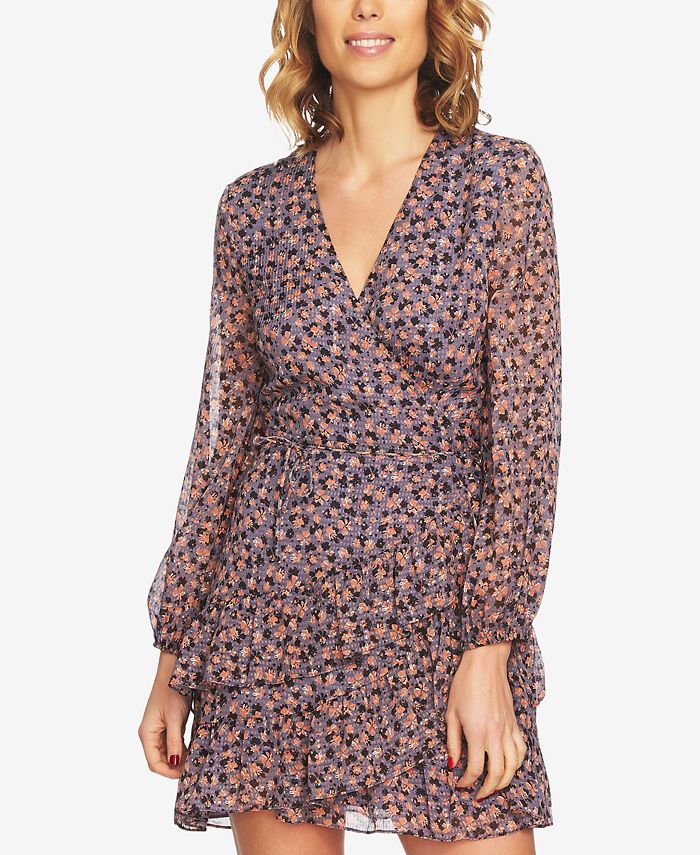 1.STATE Ruffled Faux-Wrap Dress - Macy's